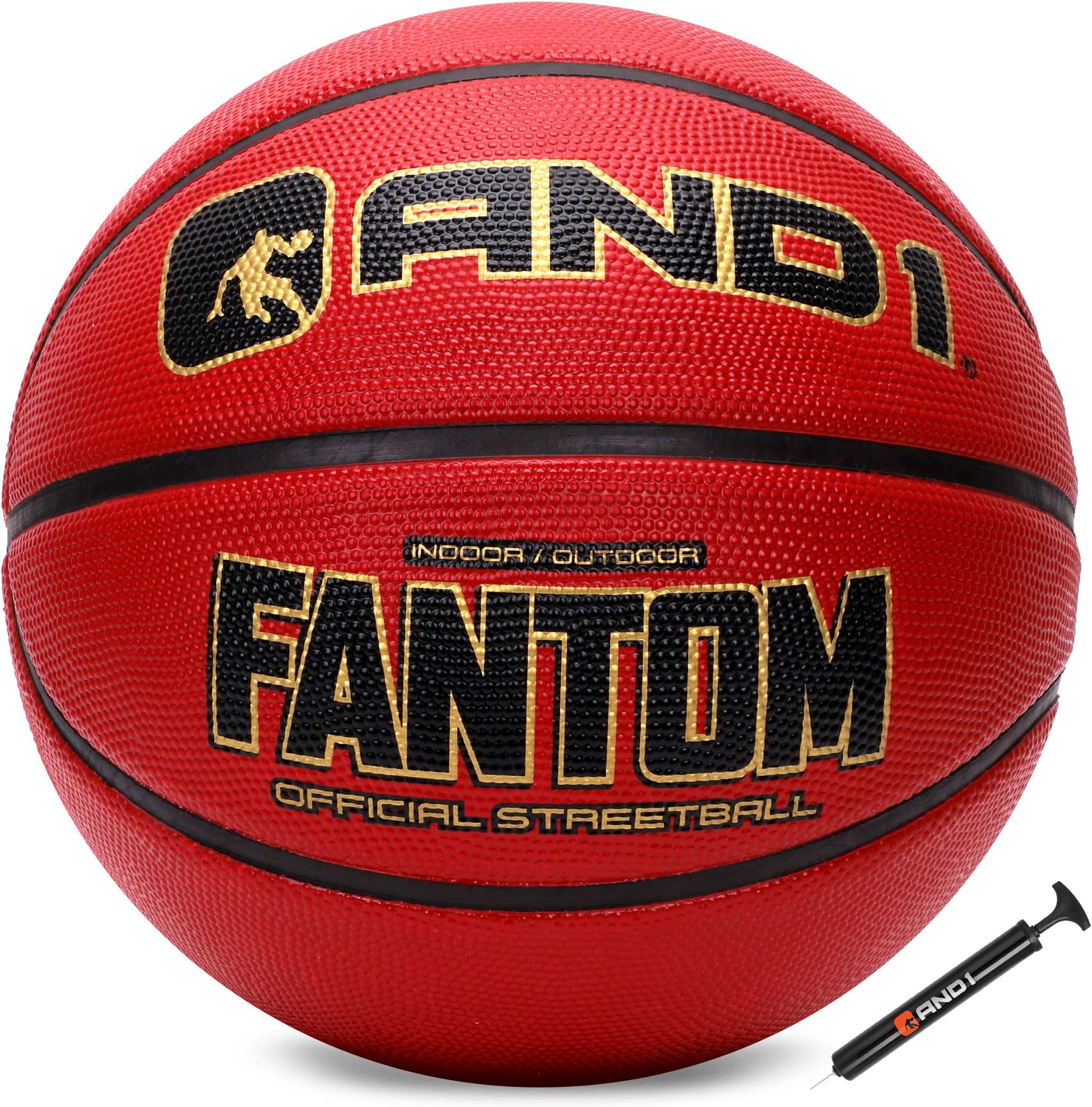AND1 Fantom Rubber Basketball: Official Regulation Size 7 (29.5 inches ...
