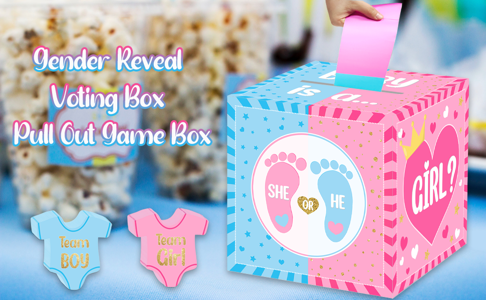 Gender Reveal Party Box