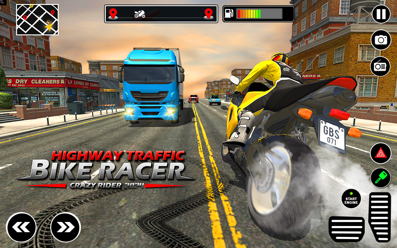 City Traffic Bike Racer: Moto Rider Highway Race - Traffic Rider Stunt ...