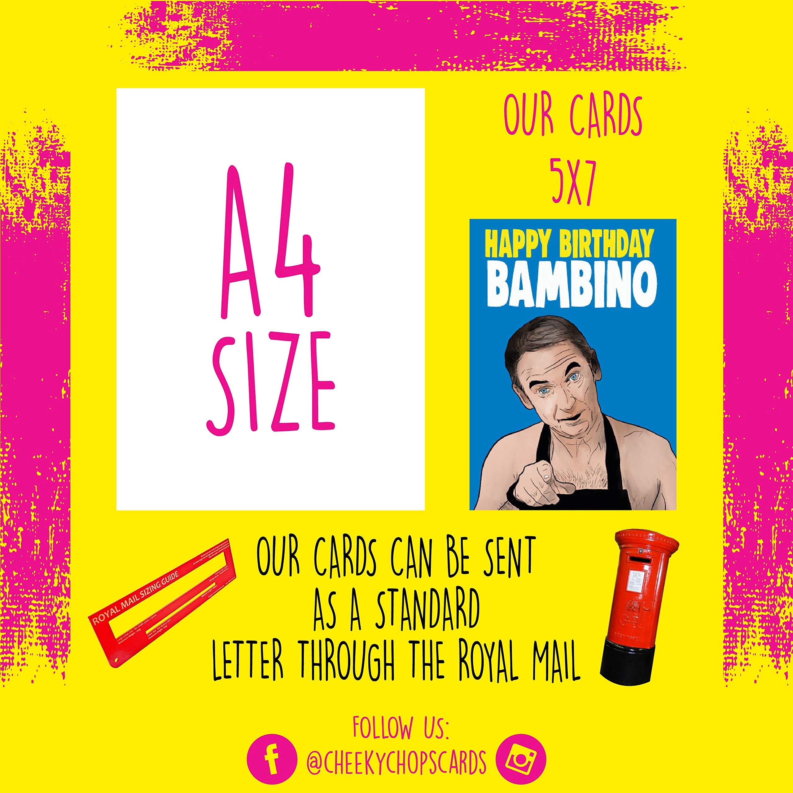 Buy Cheeky Chops Cards Funny Rude Birthday Card for Men Him Husband ...