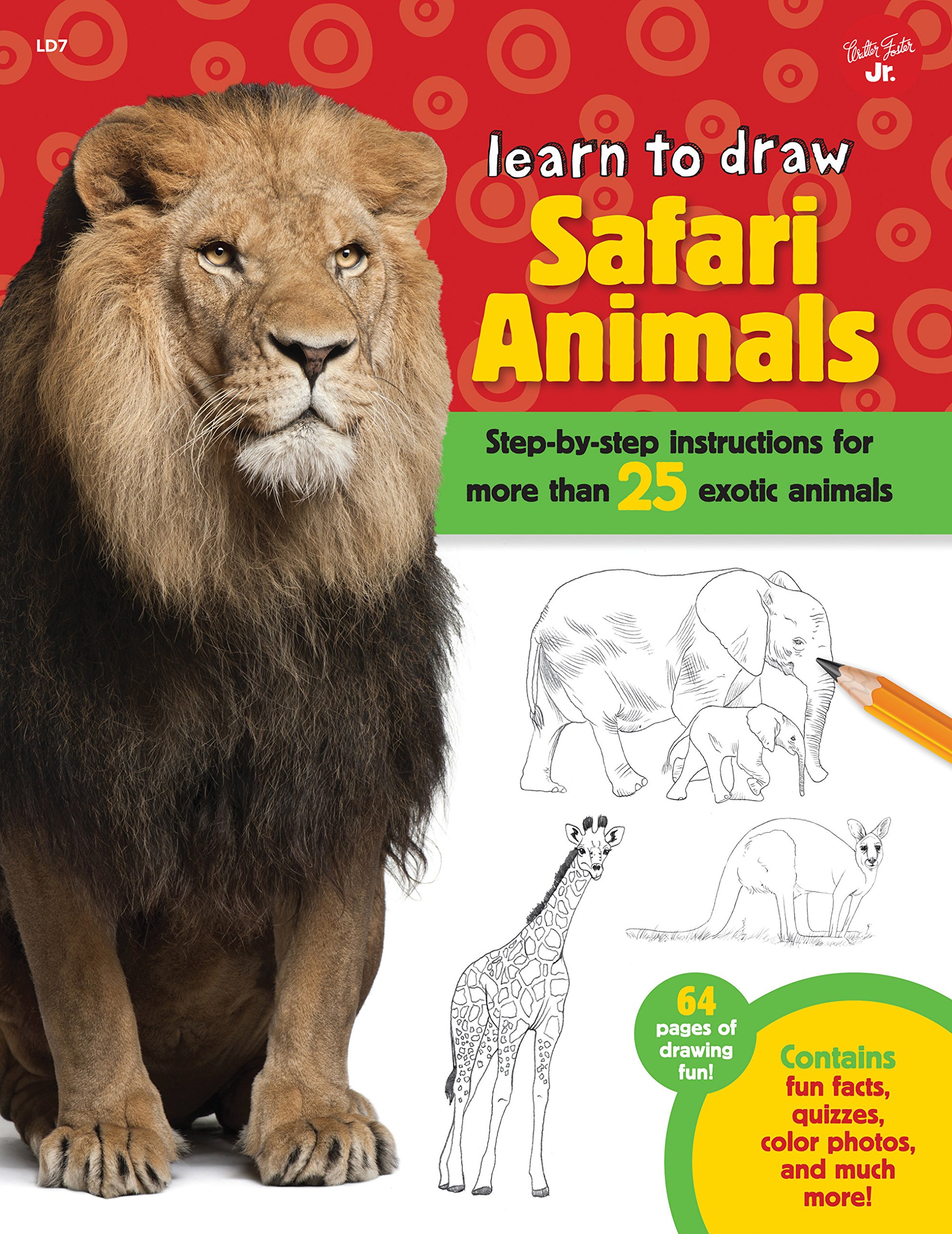Learn to Draw Safari Animals: Step-by-step instructions for more than ...