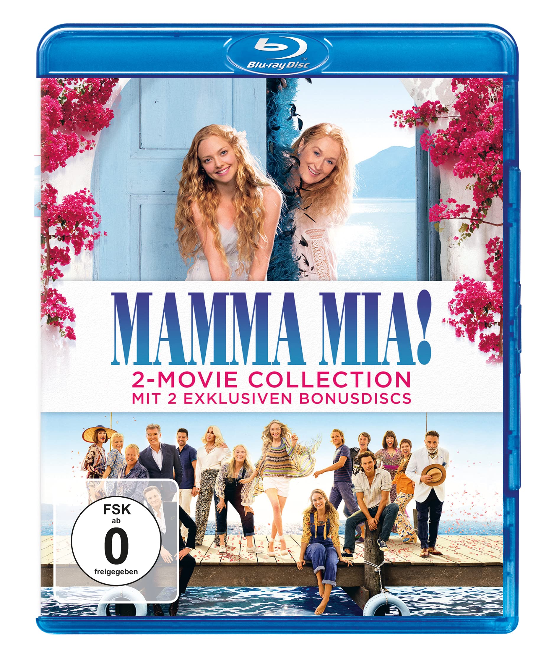 Amazon: Mamma Mia! / Mamma Mia! Here we go again (+ 2 Bonus-Discs) [Blu ...