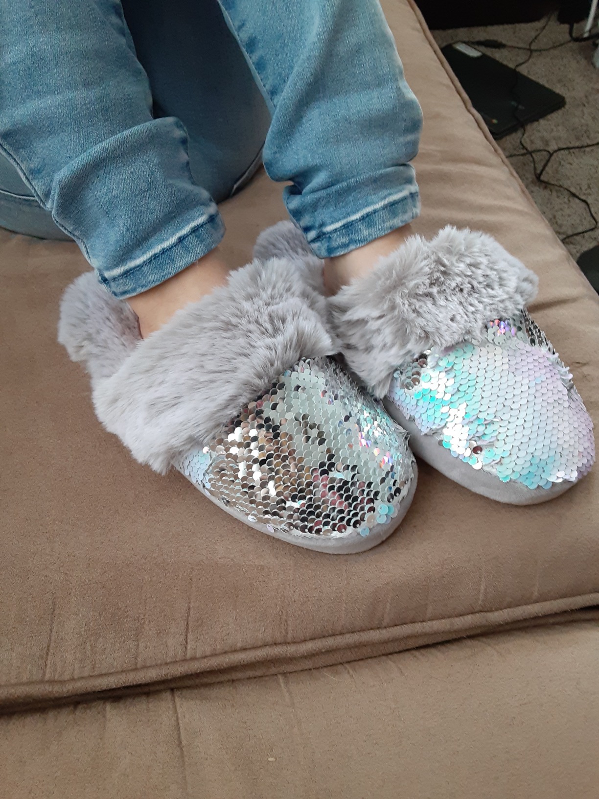 Amazon.com | LseLom Girls Cute Slippers with Rubber Soles Kids House ...