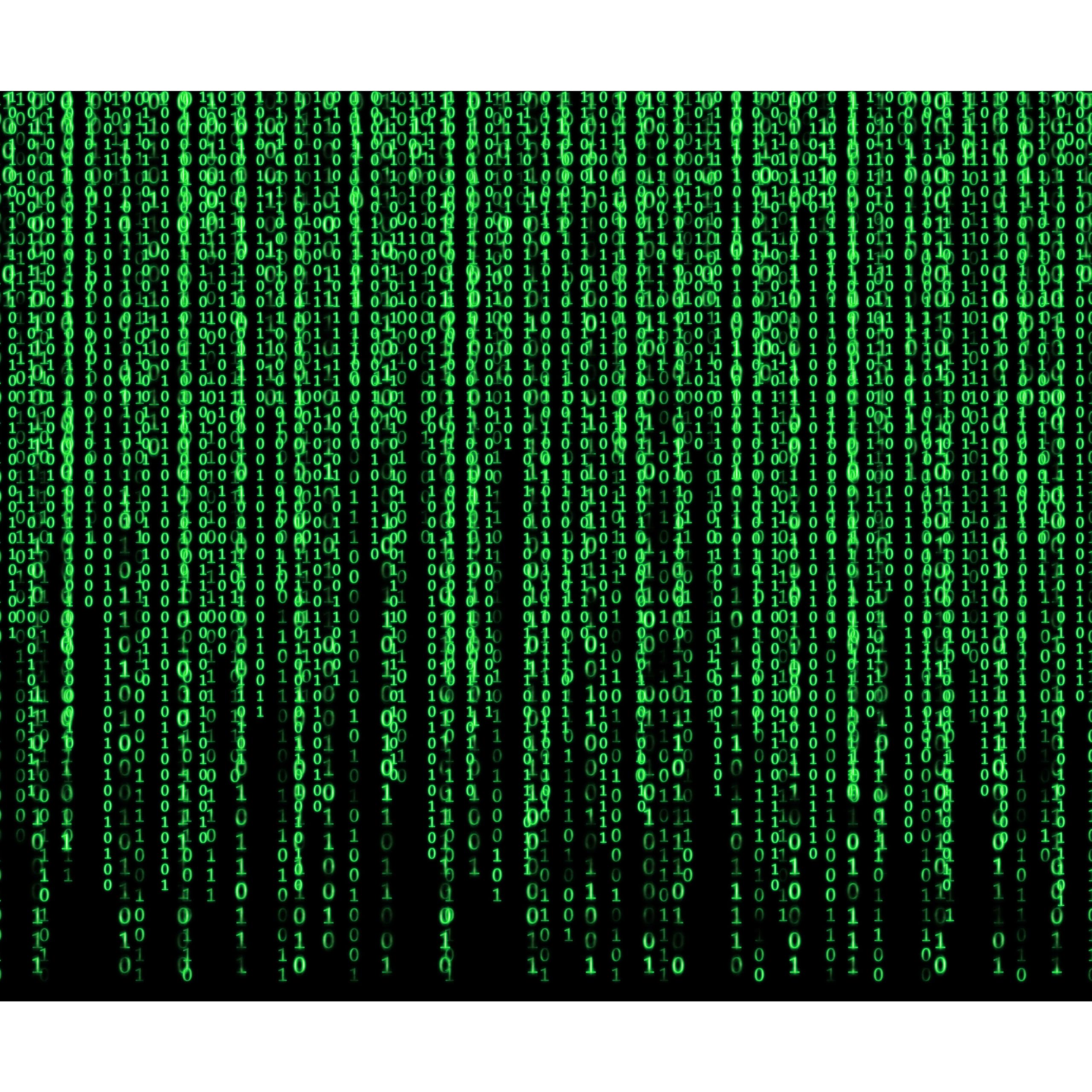 Matrix Wallpaper 1 Binary Code Zero One Matrix Red Background