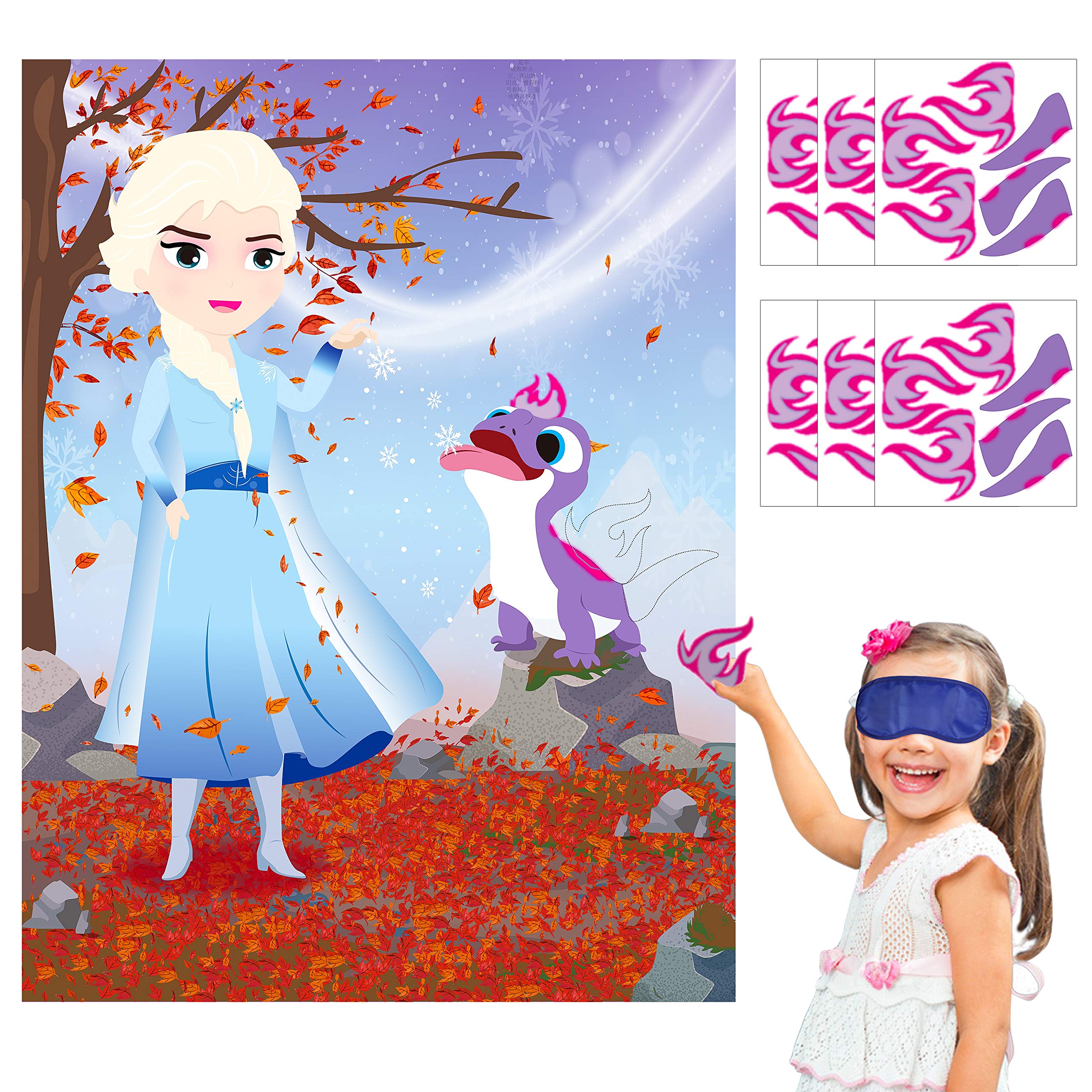 Buy Ticiaga 36pcs Frozen 2 Bruni Kids Party Stickers Game Pin The Tail buy-ticiaga-36pcs-frozen-2-bruni-kids-party-stickers-game-pin-the-tail