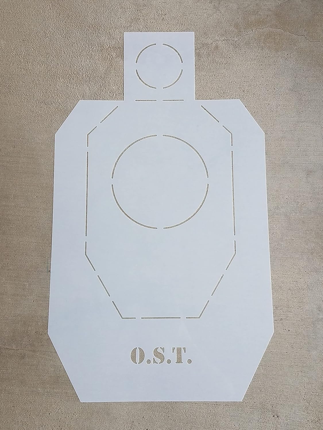 Amazon.com: OST Defensive Silhouette Stencil | Large Cardboard ...
