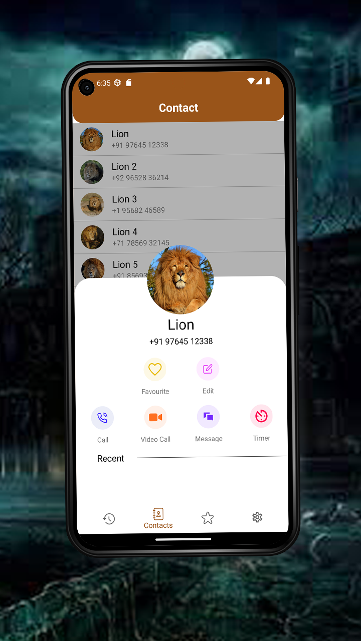 Incoming Video Call From Lion Fake Video Voice Call & Texting Simulator ...