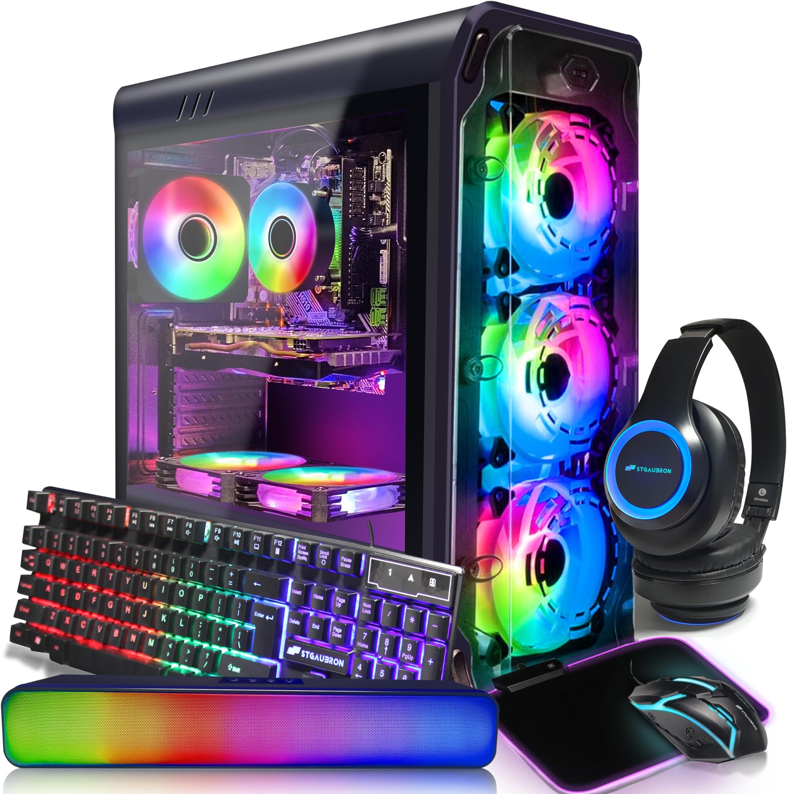 Amazon.com: STGAubron Gaming Desktop, GeForce RTX 2060 Super 8G, Intel ...