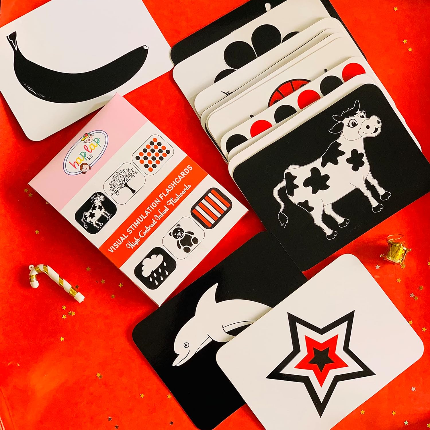 Buy Visual Stimulation Flashcards | for Infants, New Borns, Babies ...