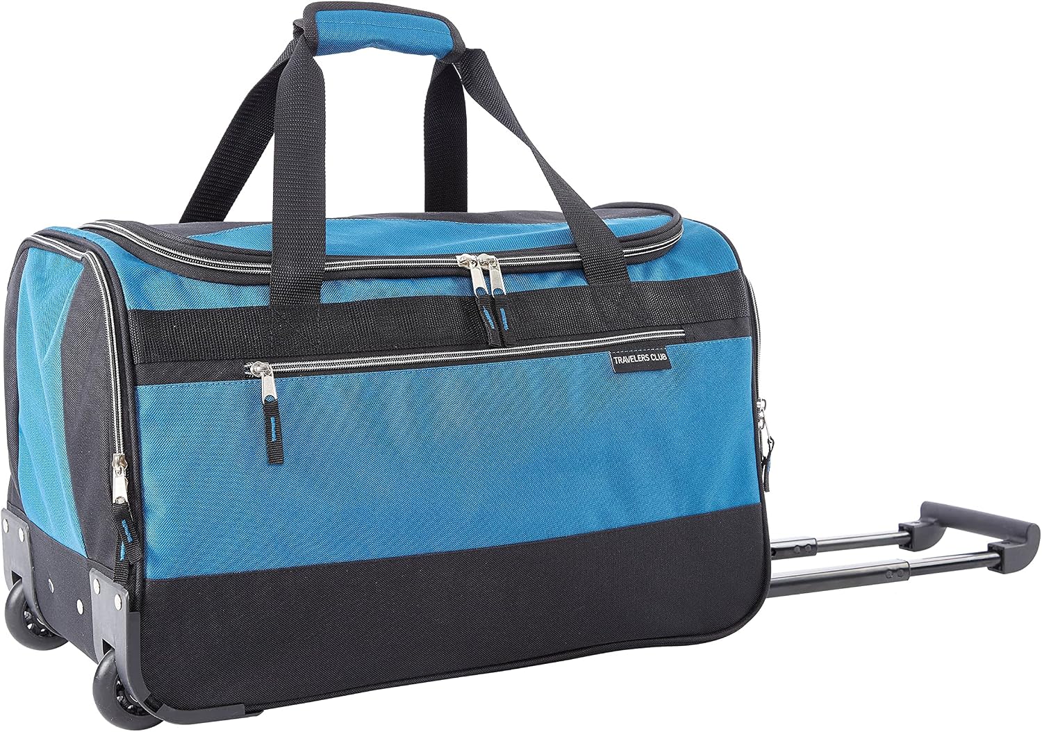 Amazon.com | Travelers Club Discoverer Duffel Bag, Blue, 20-Inch ...