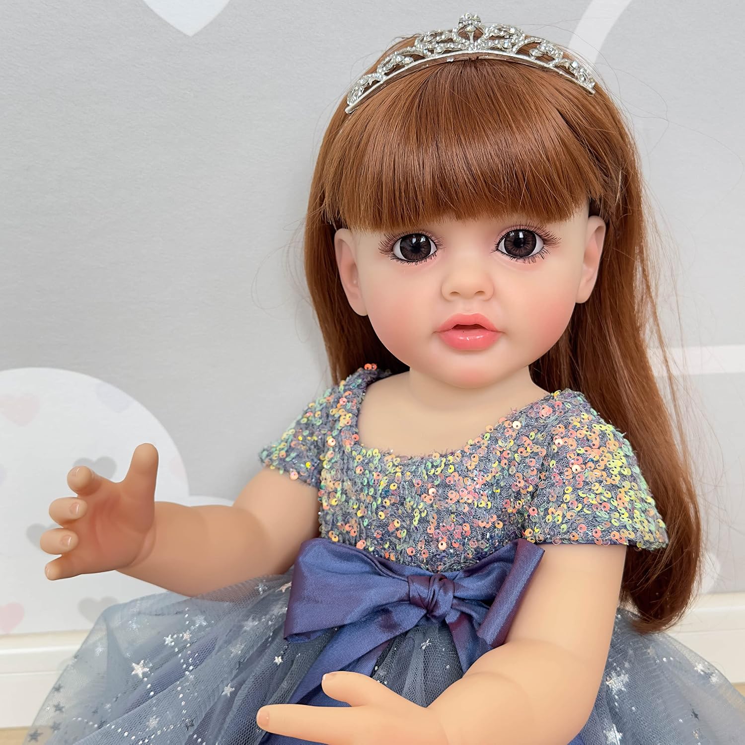 RXDOLL Reborn Baby Dolls Toddler Girl 22 Inch Lifelike Reborn Toddler ...
