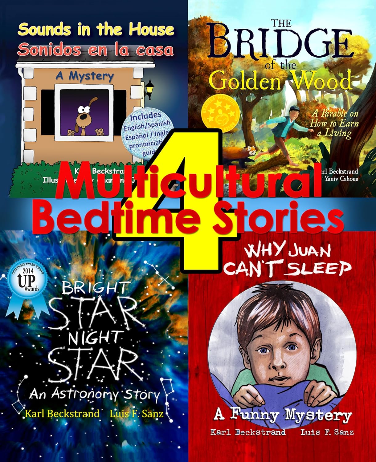 4 Multicultural Bedtime Stories: For Wide-Awake Kids (Funny Bedtime ...