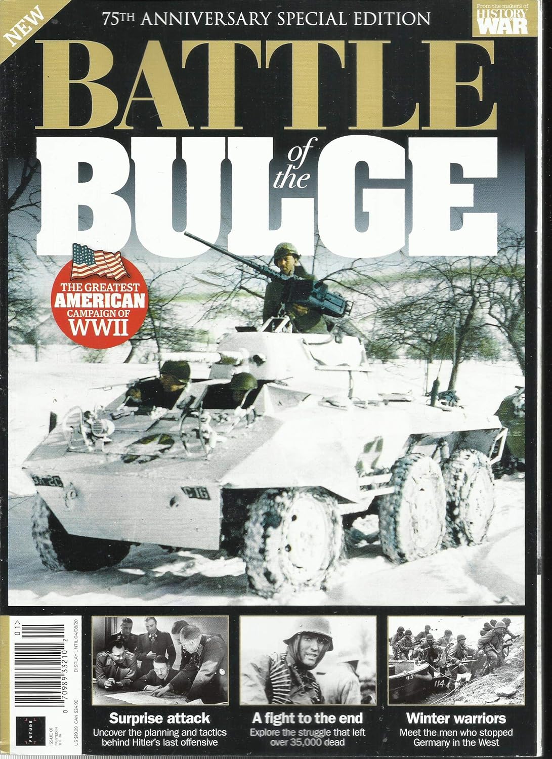 Amazon.com: HISTORY WAR MAGAZINE, BATTLE OF THE BULGE 75 ANNIVERSARY ...