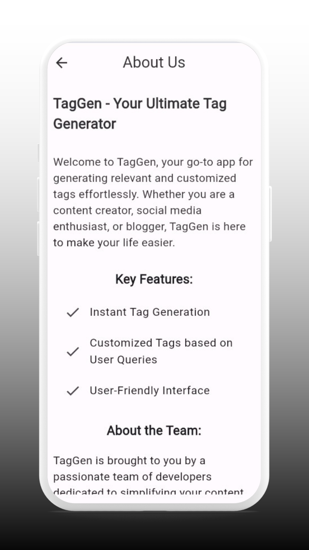Taggen: Tag Generator for YouTube & TikTok - App on Amazon Appstore