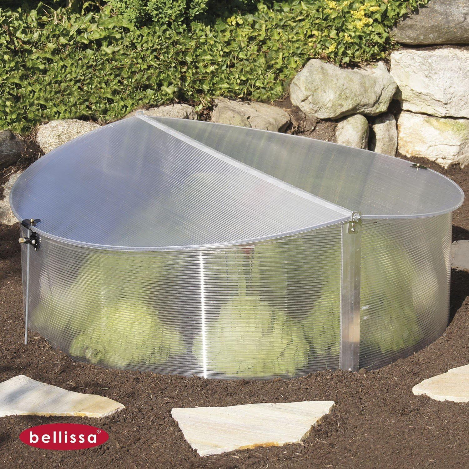 bellissa Frühbeet rund Mini Gewächshaus Treibhaus Frühbeetkasten ...