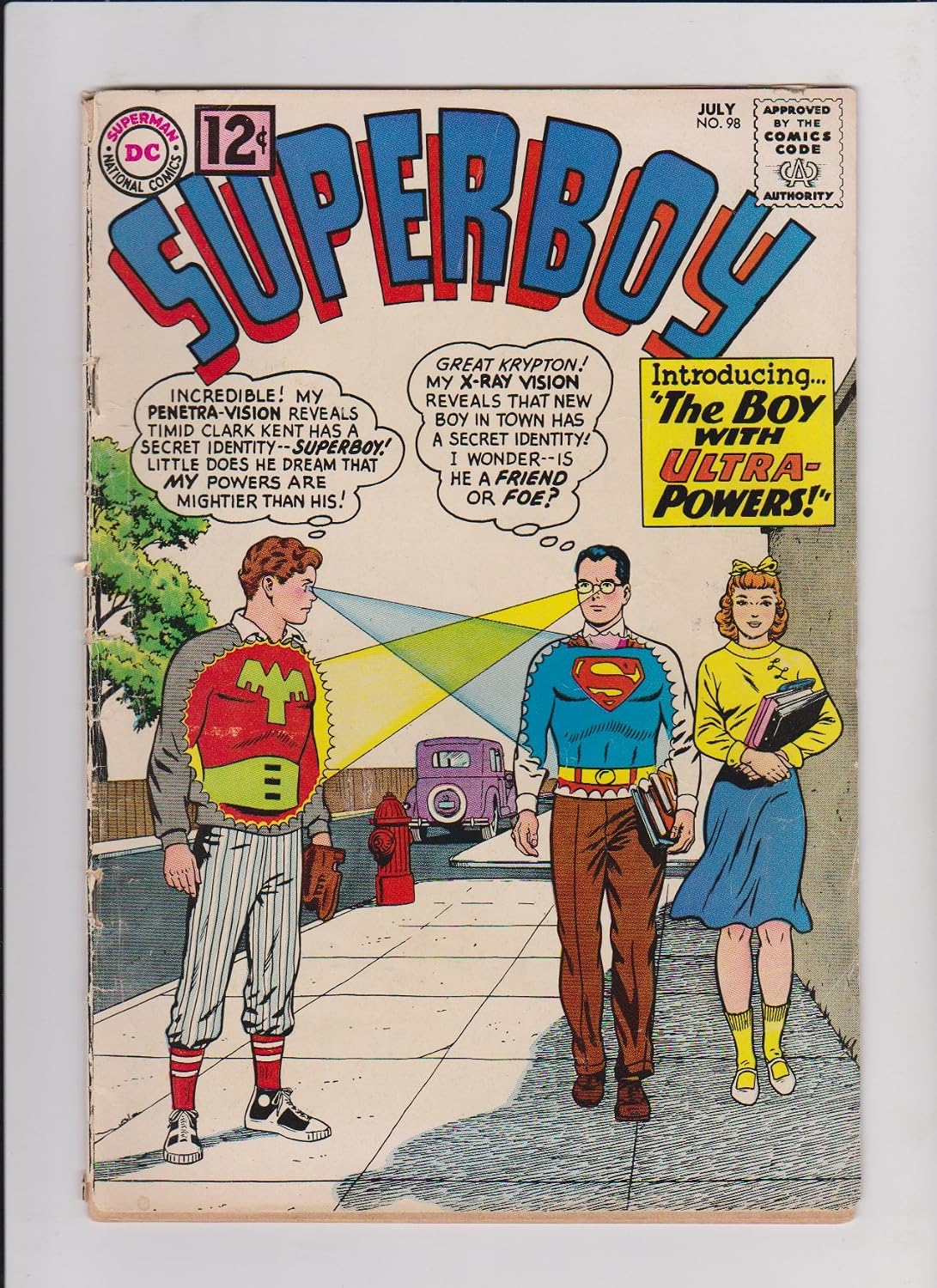 Superboy #98 (Comic) 1st appearance of Ultra-Boy: unknown author ...