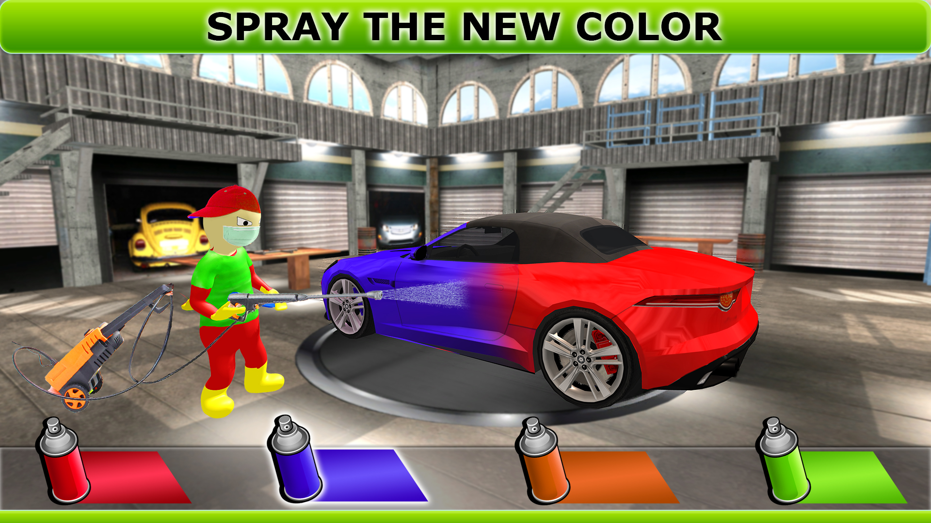 Stickman Car Garage Auto Workshop - Stickman Games - App on Amazon Appstore