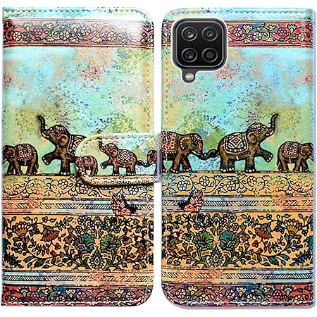 BCOV Galaxy A12 Case, Cute Dragonfly Leather Flip Phone Case Wallet ...