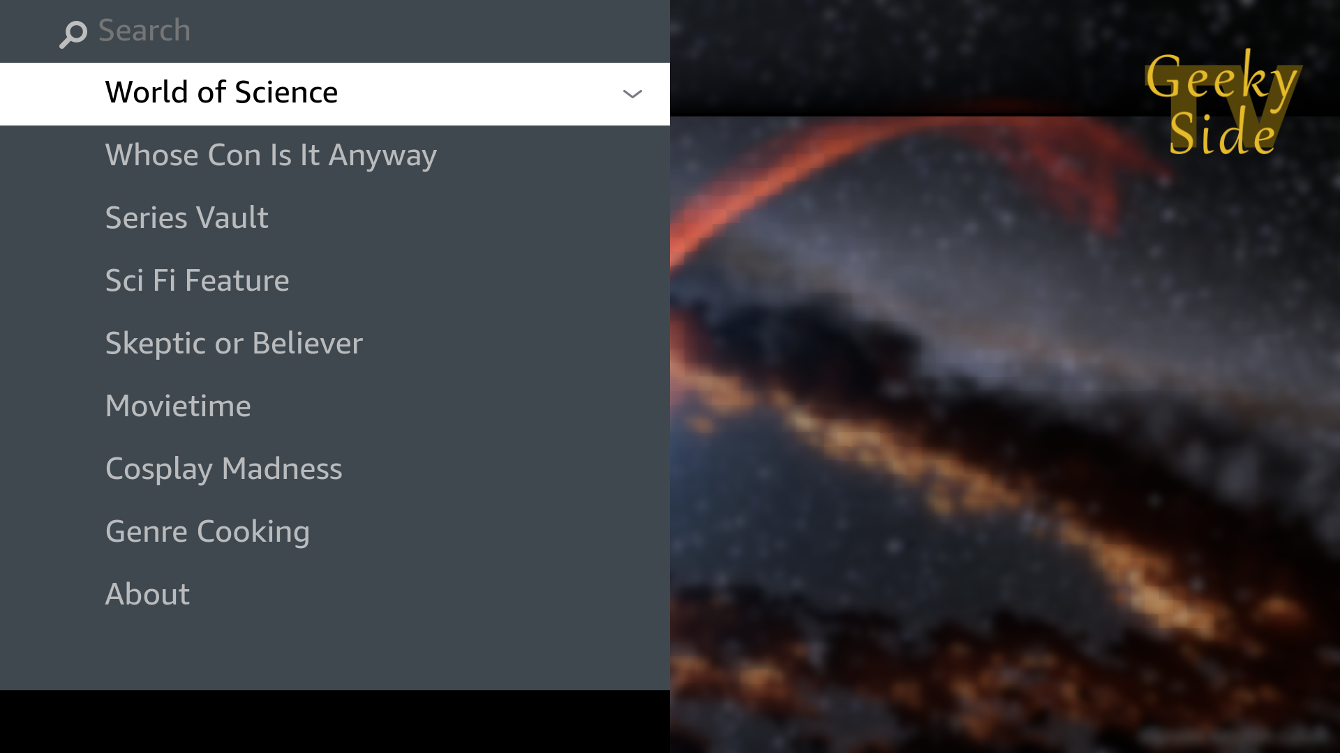 Myths, Legends, Science and Sci Fi from Geeky Side TV - App on Amazon ...