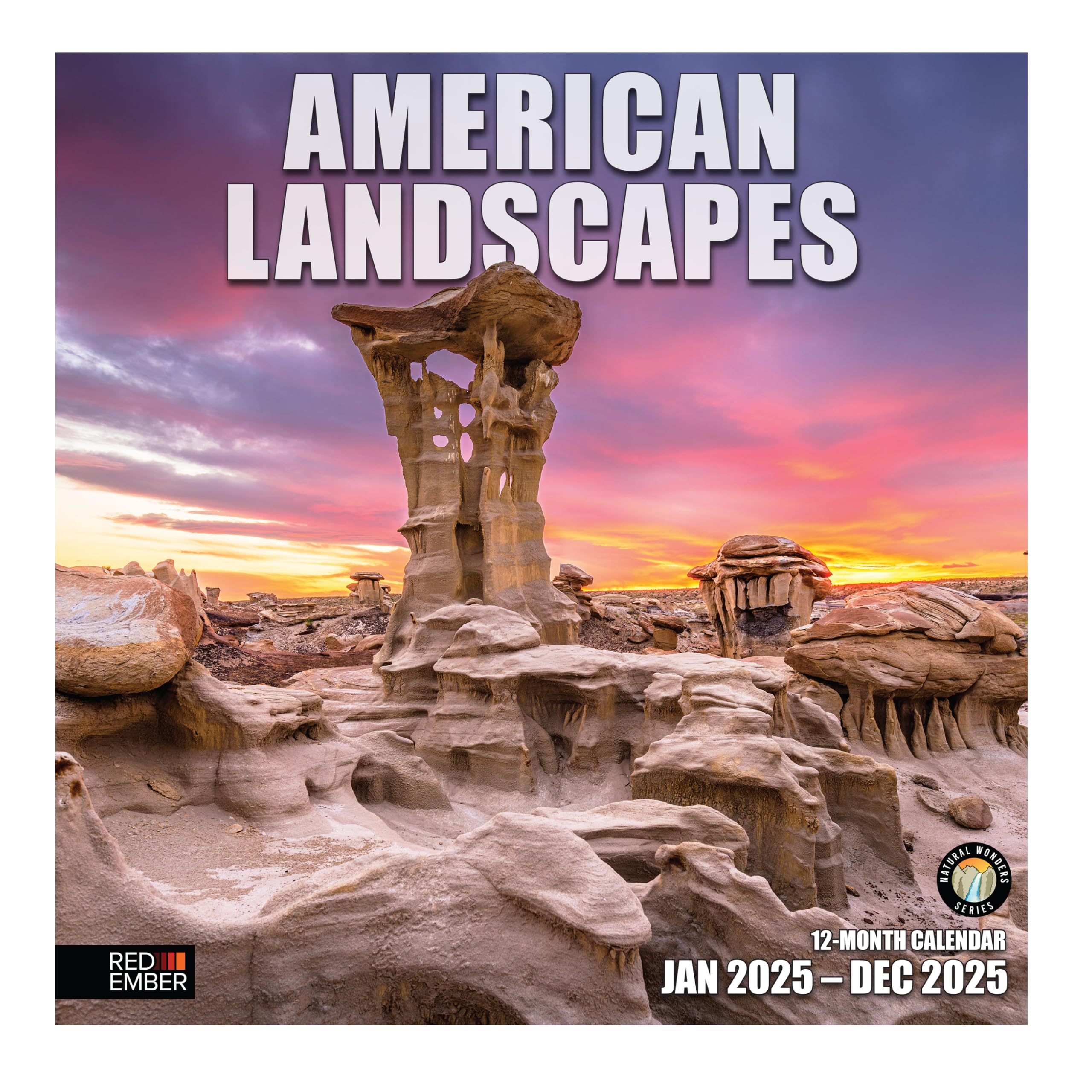 Amazon.com: RED EMBER American Landscapes 2025 Wall Calendar 12 Month ...