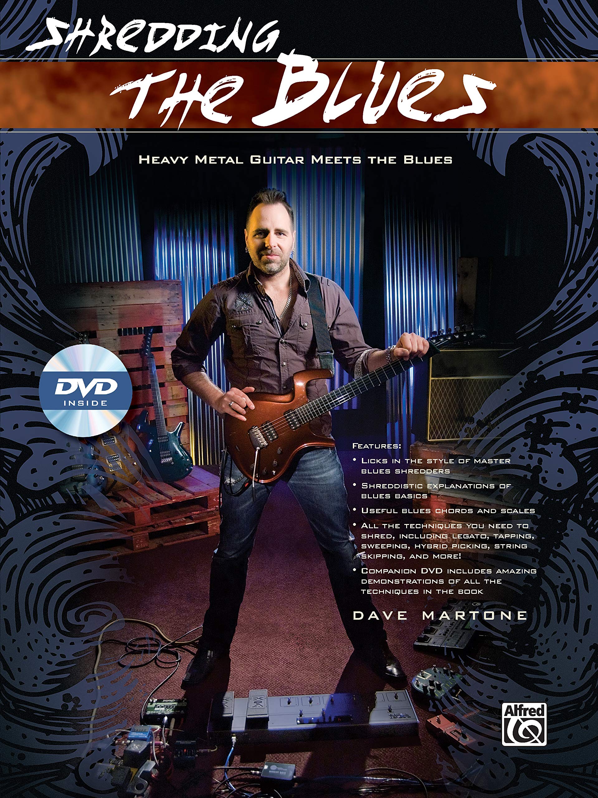 Shredding the Blues: Heavy Metal Guitar Meets the Blues, Book & DVD (Shredding Styles): Martone ...