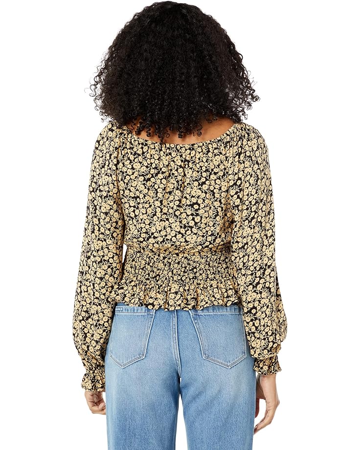 Women's Lost + Wander Pick Me Golden Hour Smock Waist Top | 6pm