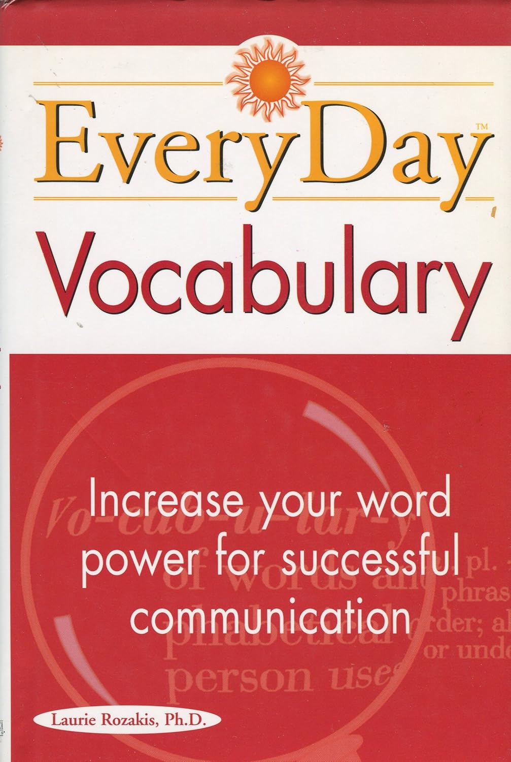 Everyday Vocabulary: Rozakis, Laurie: 9781568658209: Amazon.com: Books