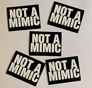 Amazon.com: Not a Mimic Stickers - Roleplaying Games RPG : Toys & Games