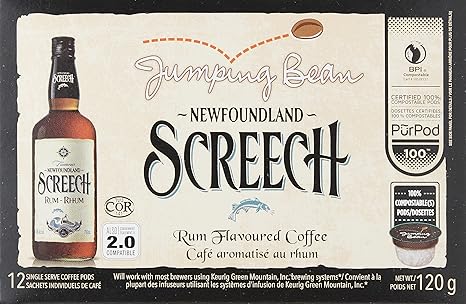 Jumping Bean Newfoundland Screech Rum Fairtrade Organic 100% ...