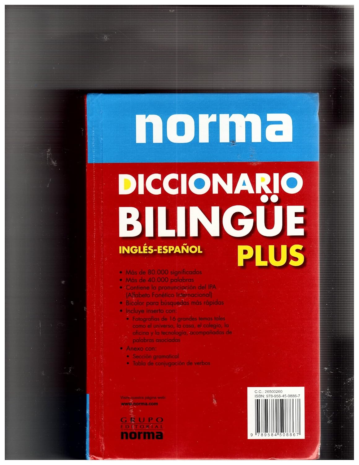 Amazon.com: Norma Diccionario Bilingue Plus-engles-espanol-espanol ...