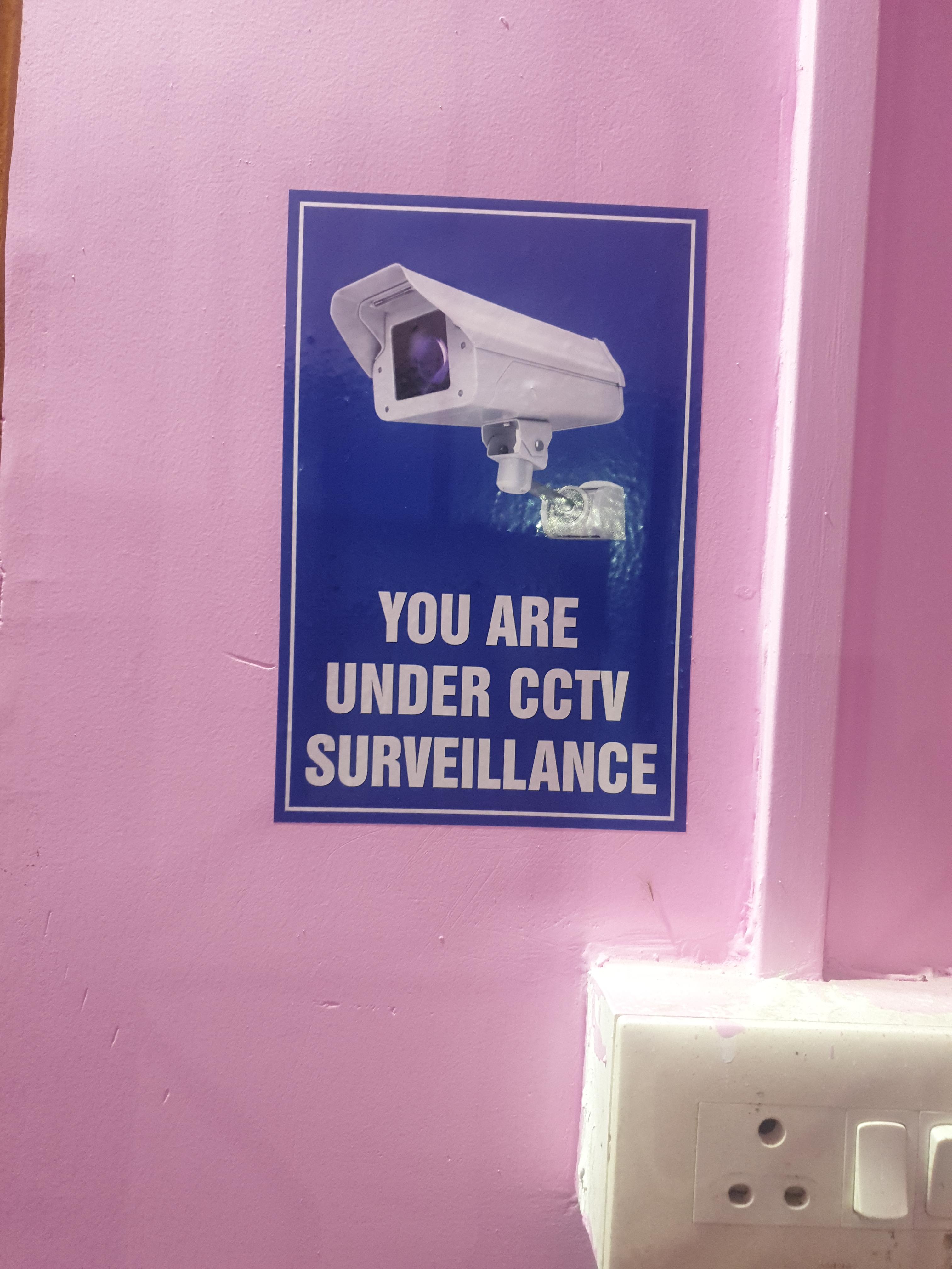 Anne Print Solutions® You are Under CCTV Surveillance Stickers Pack of ...