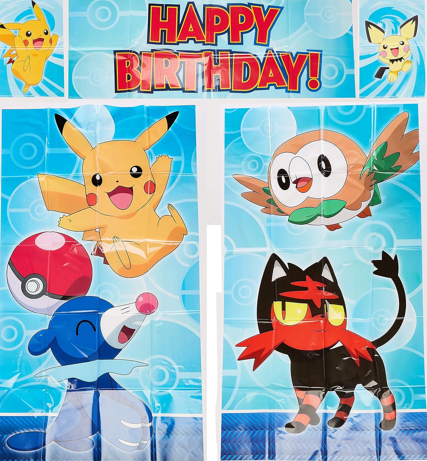 Pokemon Scene Setters Wall Decorating Kit : Amazon.fr: Cuisine et Maison