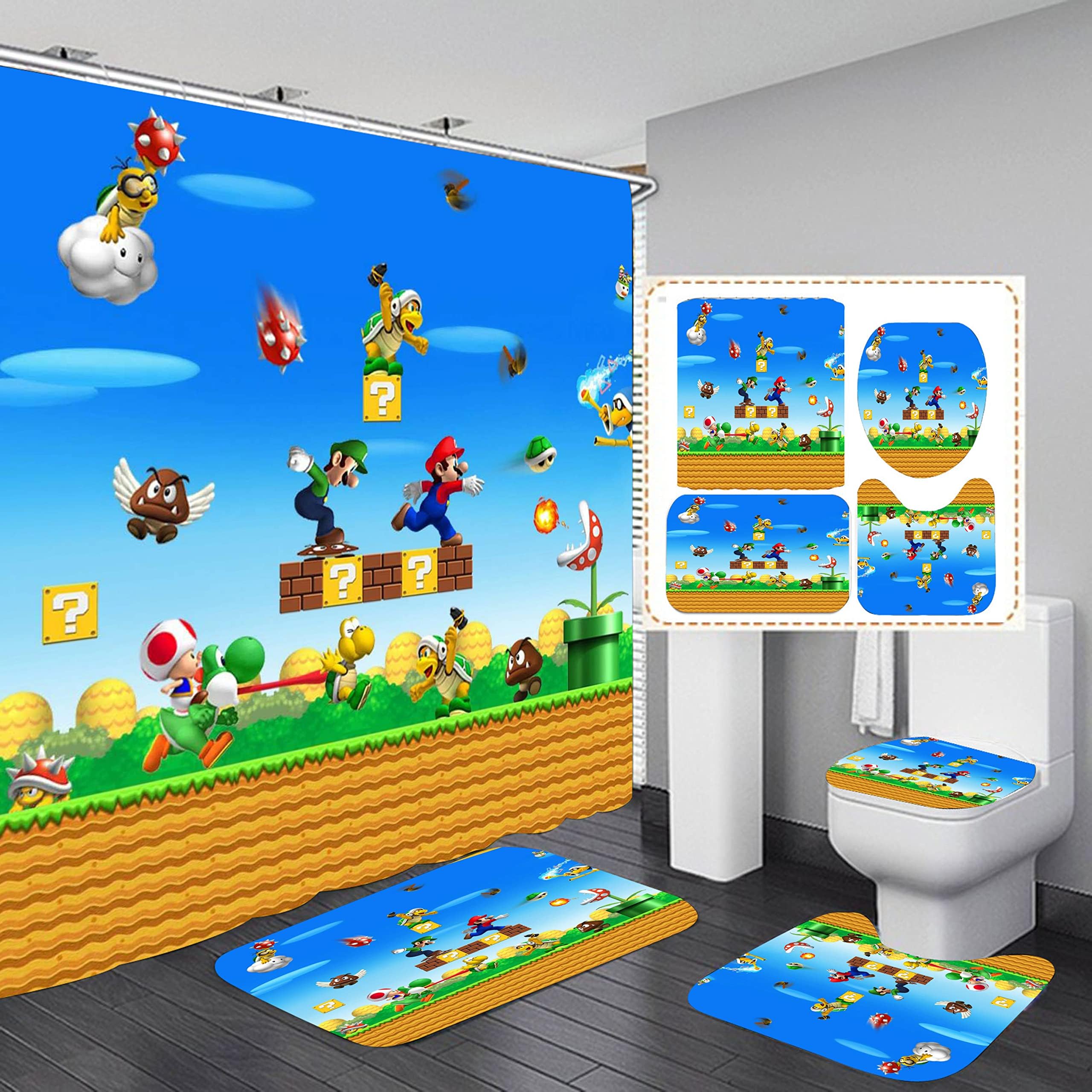 Amazon.com: Franco Kids Window Curtain Panels Drapes Set, 82 in x 63 in ...