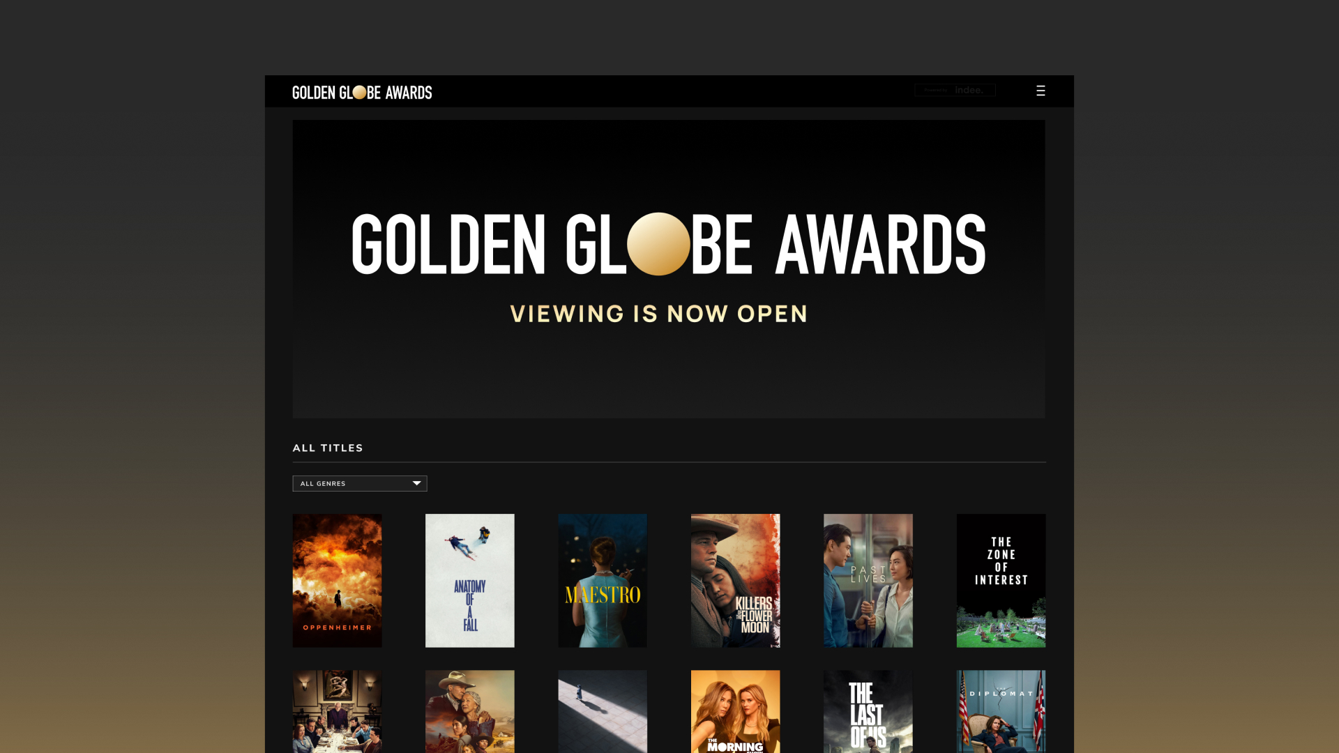 Golden Globes FYC Screeners - App on Amazon Appstore
