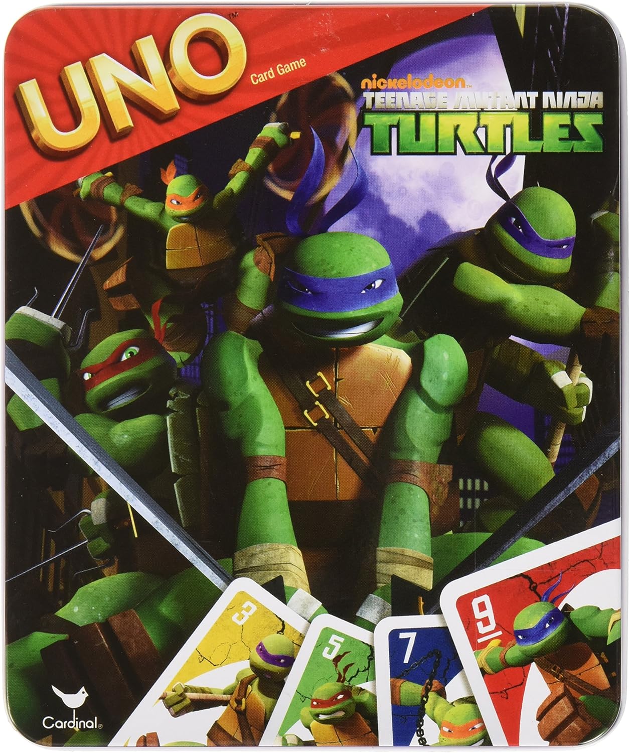 Amazon.com: UNO Card Game in Tin Box: TMNT Teenage Mutant Ninja Turtles ...