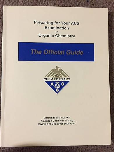 Amazon.com: Preparing for Your Acs Examination in Organic Chemistry ...