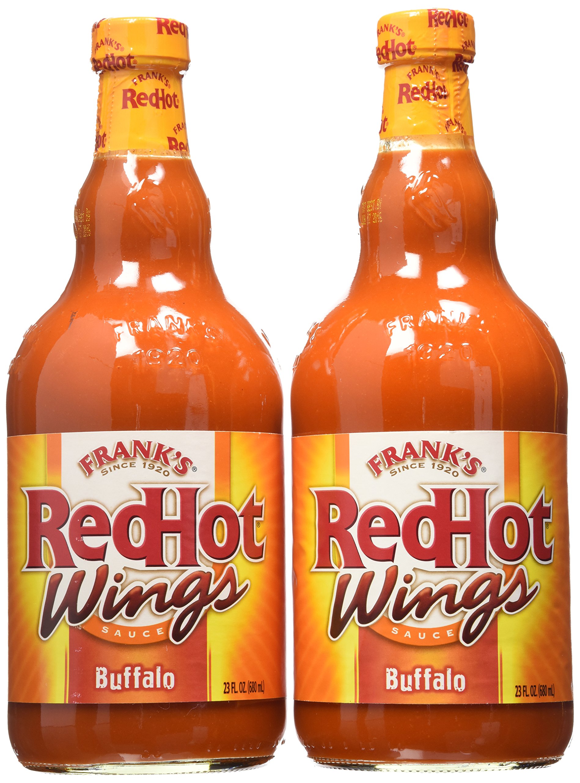 Amazon.com : Frank's Red Hot Buffalo Wing Sauce - 2/23oz. Bottles ...