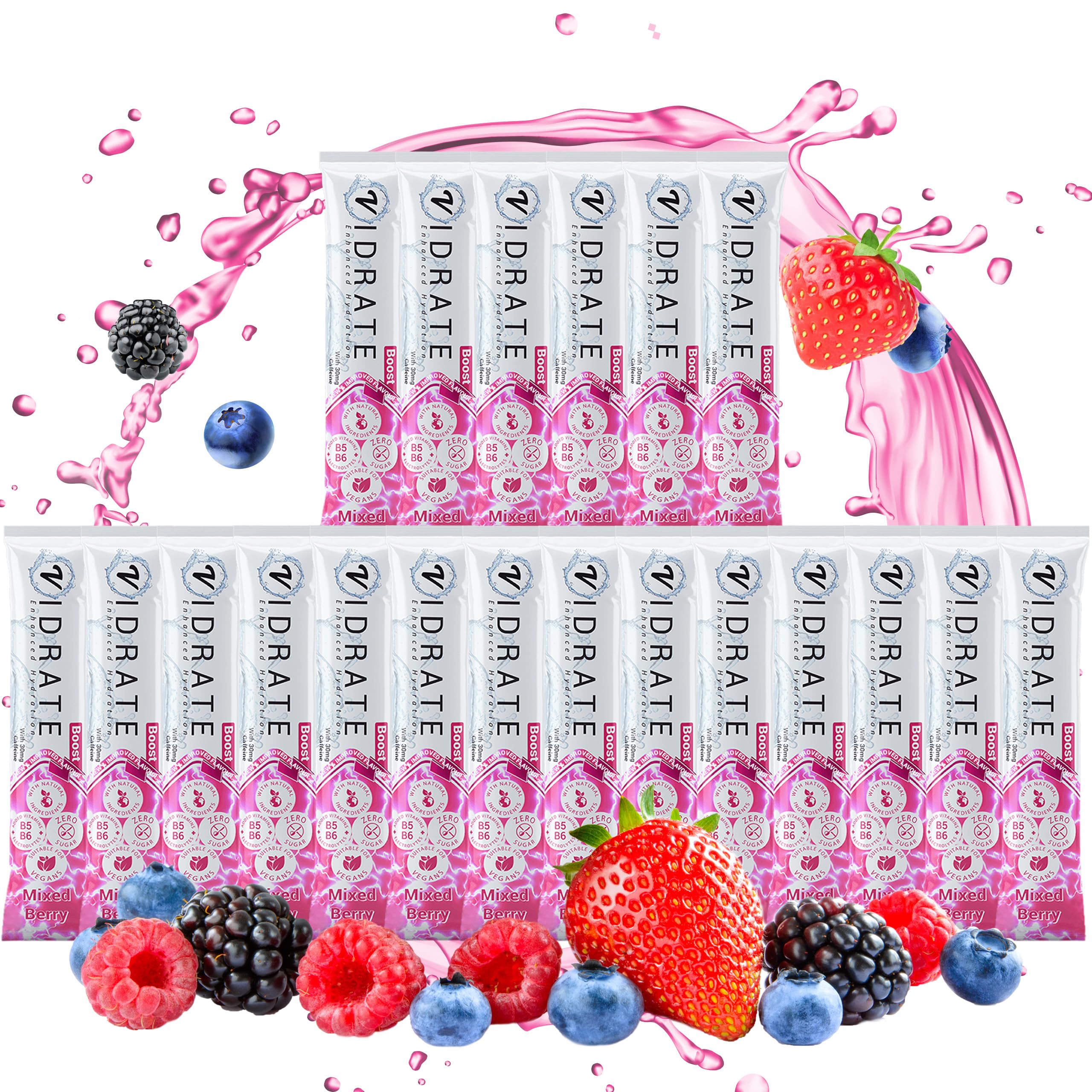 Electrolytes Powder - Hydration Sachets Packed with Vitamins - Zero ...
