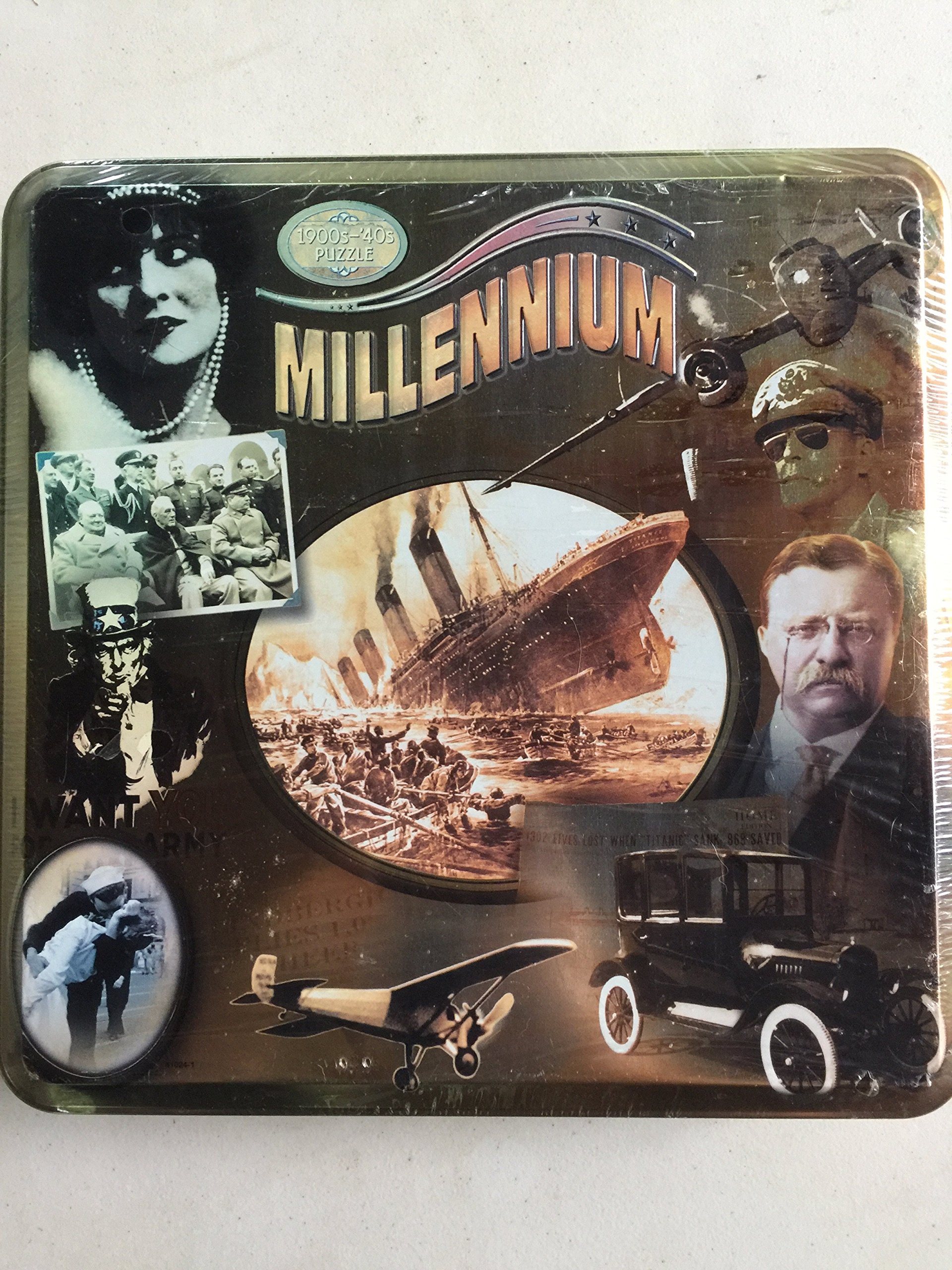 Amazon.com: Millennium Puzzle: 1900s - '40s; 1000 Piece Special Tin ...