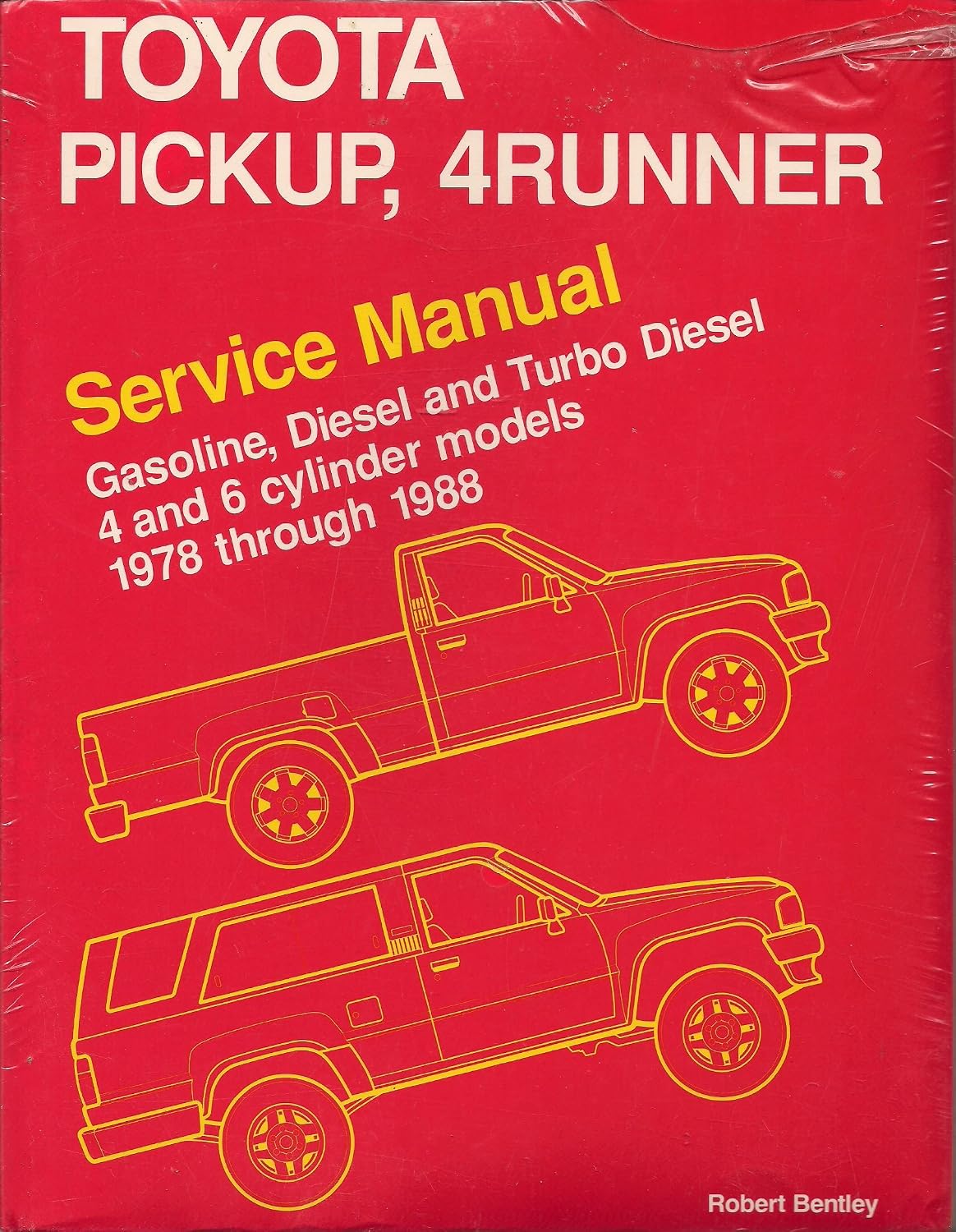 Amazon.com: Toyota Pickup, 4Runner Service Manual: Gasoline, Diesel and ...