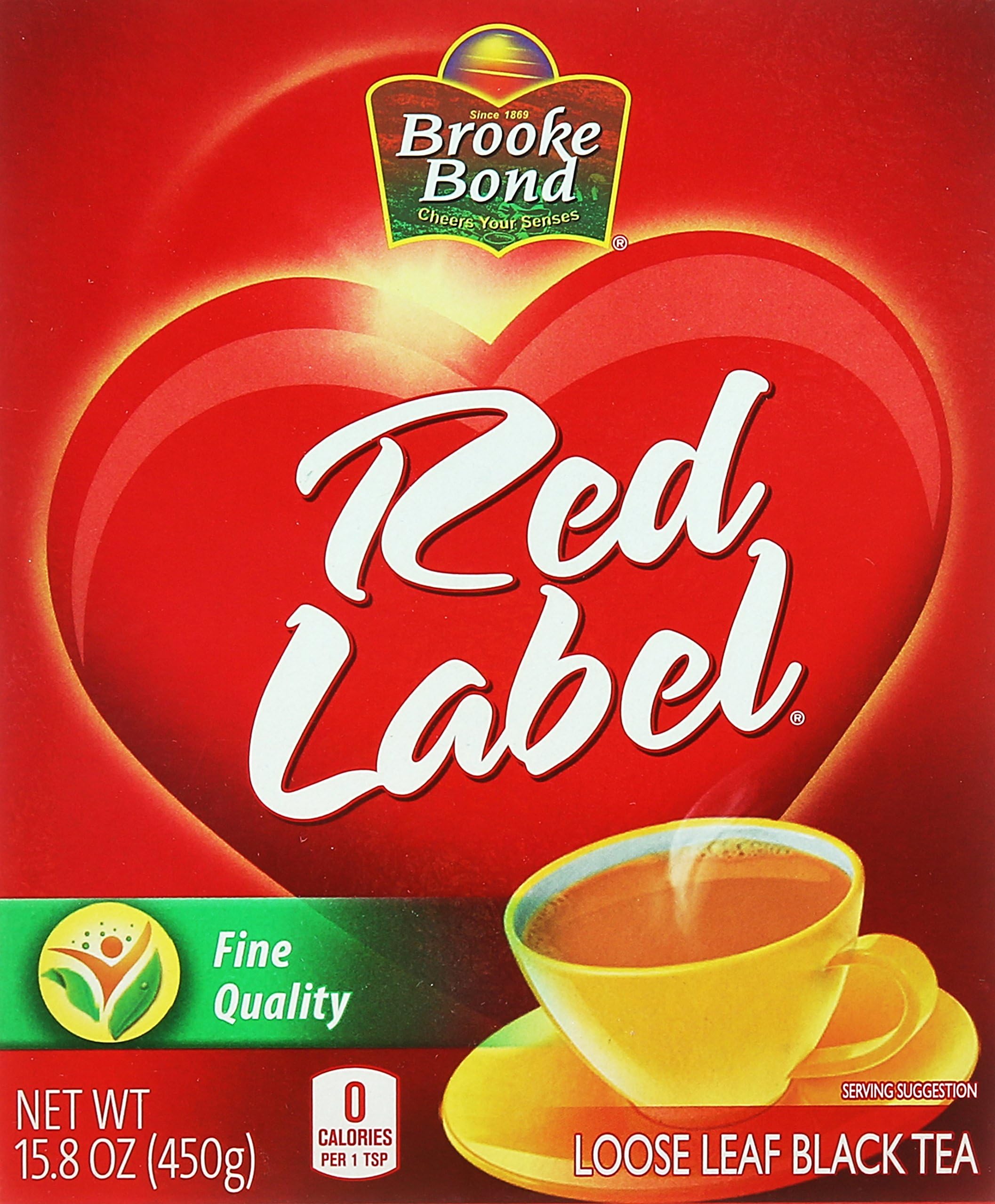 Amazon.com : Red Label Tea | Loose Leaf Tea | Premium Brooke Bond ...