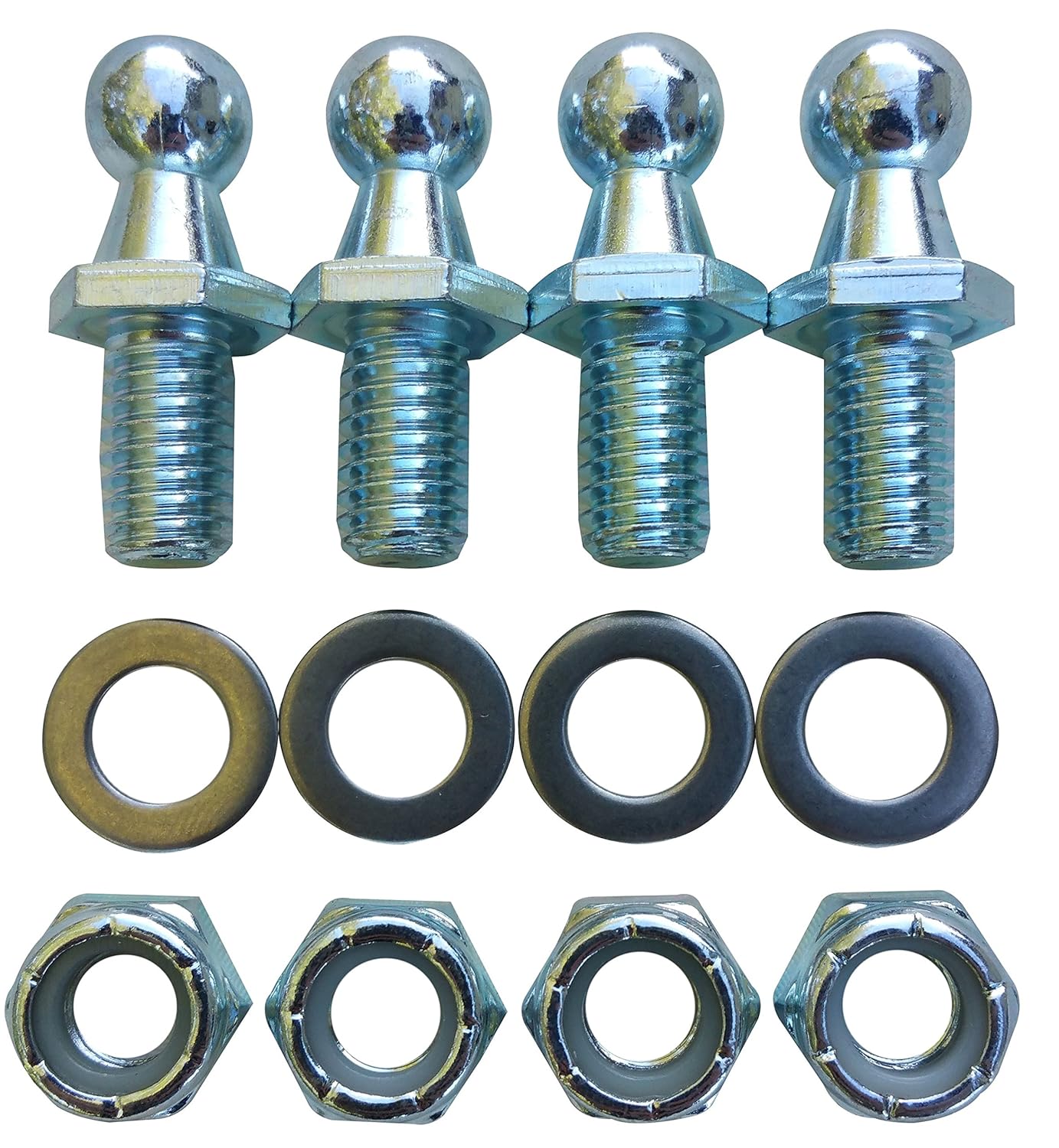 Set Of 4 10mm Ball Screws With Fittings 5 16 18 Thread X 3 4 Shank set-of-4-10mm-ball-screws-with-fittings-5-16-18-thread-x-3-4-shank