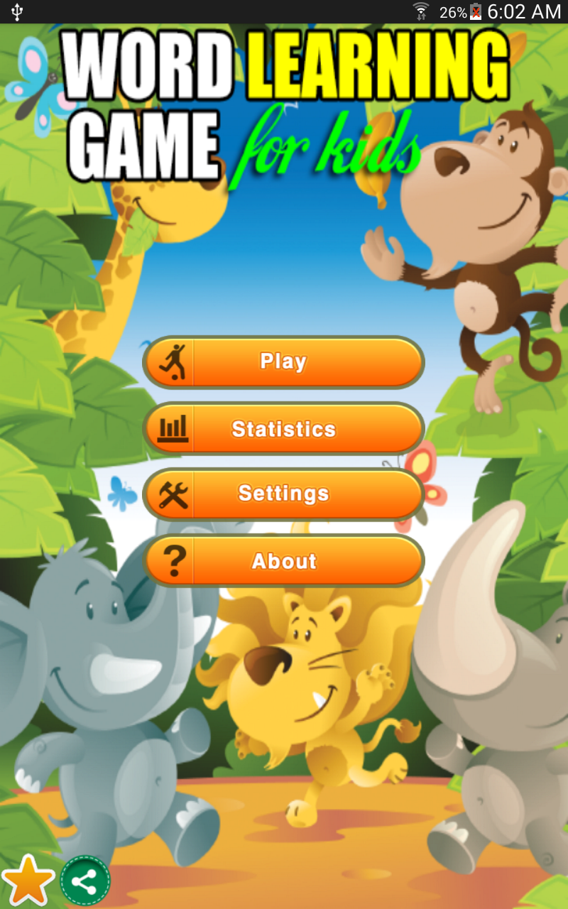 Word Learning for Kids - App on Amazon Appstore