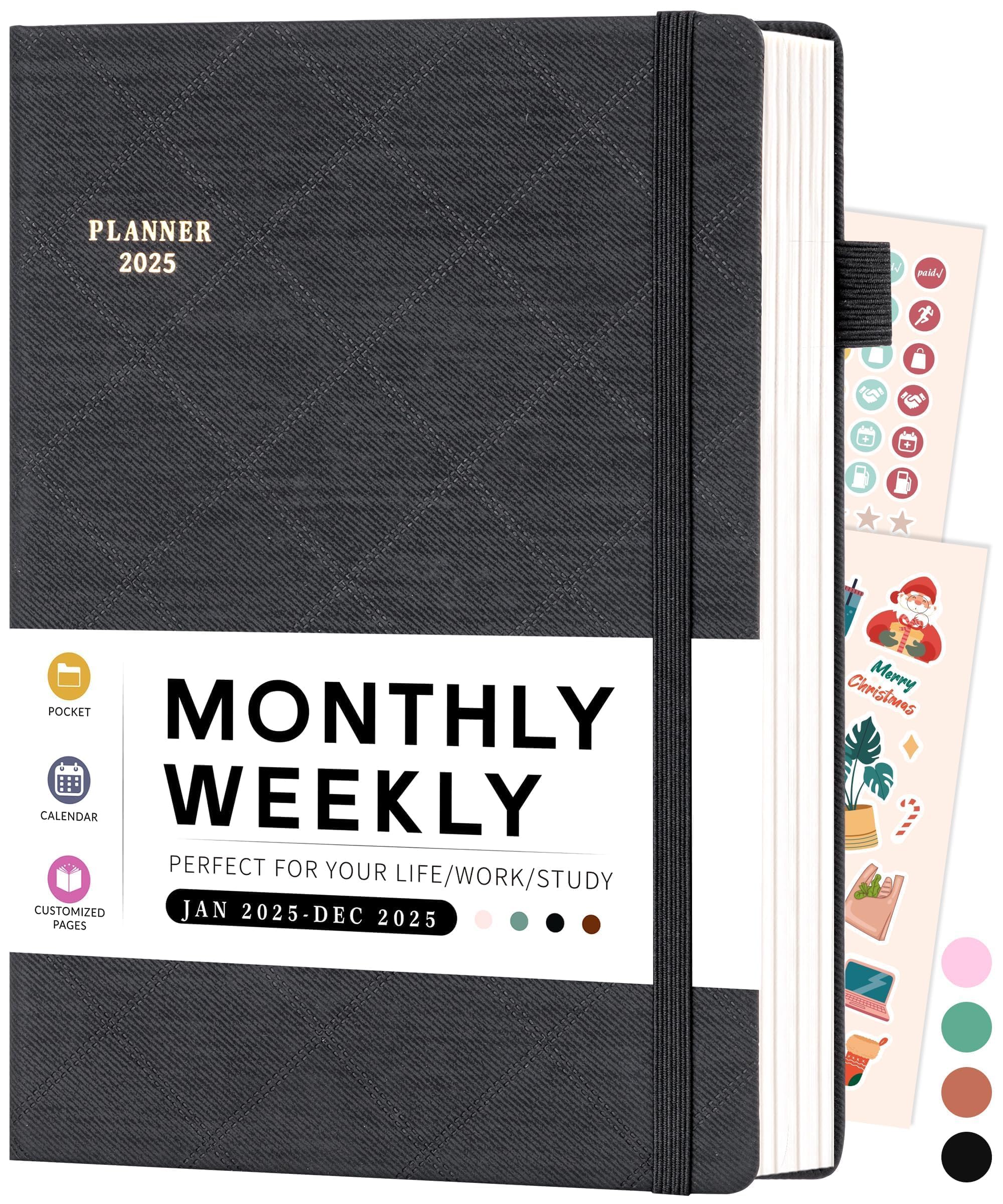 Snapklik.com : 2025 Planner Weekly Monthly 2025 Calendar 12 Month ...