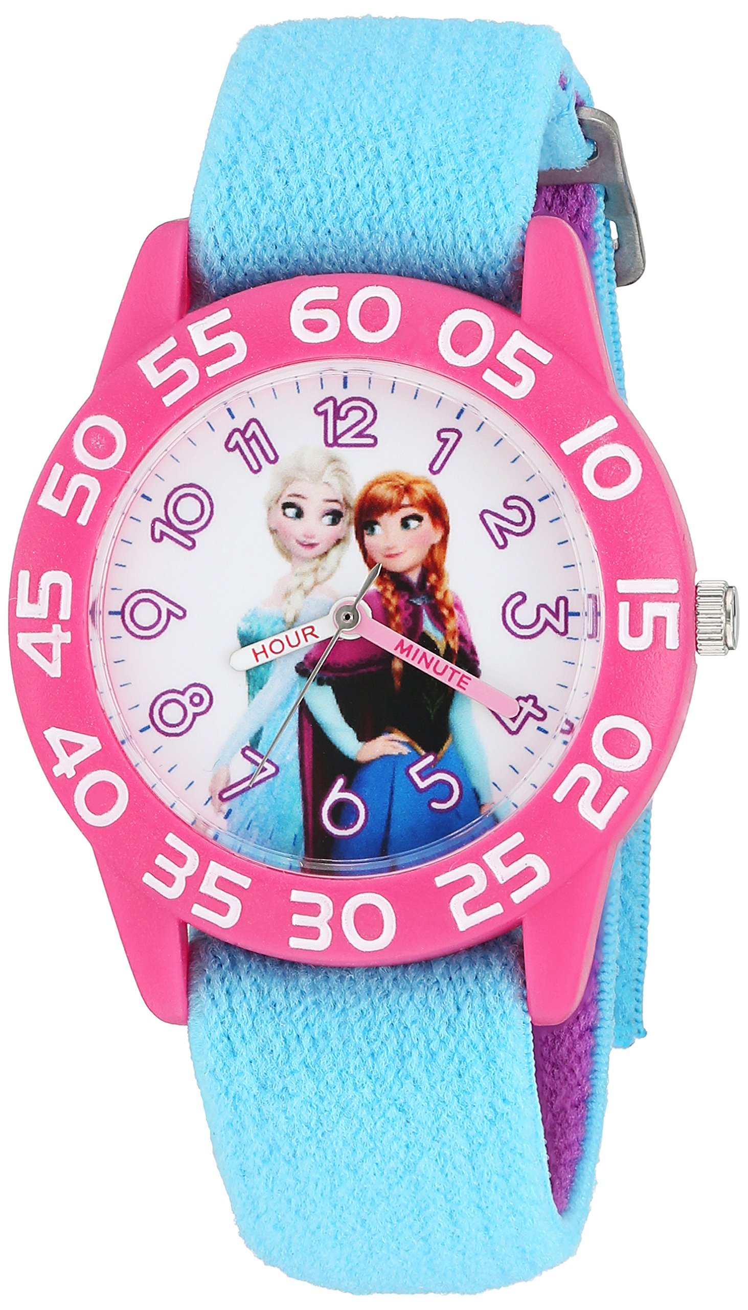 Amazon.com: Disney Frozen Kids' Plastic Time Teacher Analog Quartz ...