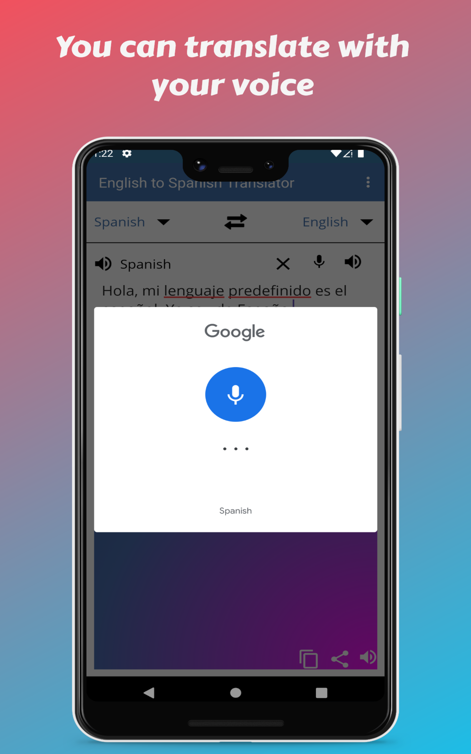 English to Spanish Translator Easy and Fast on Your Phone or Tablet ...