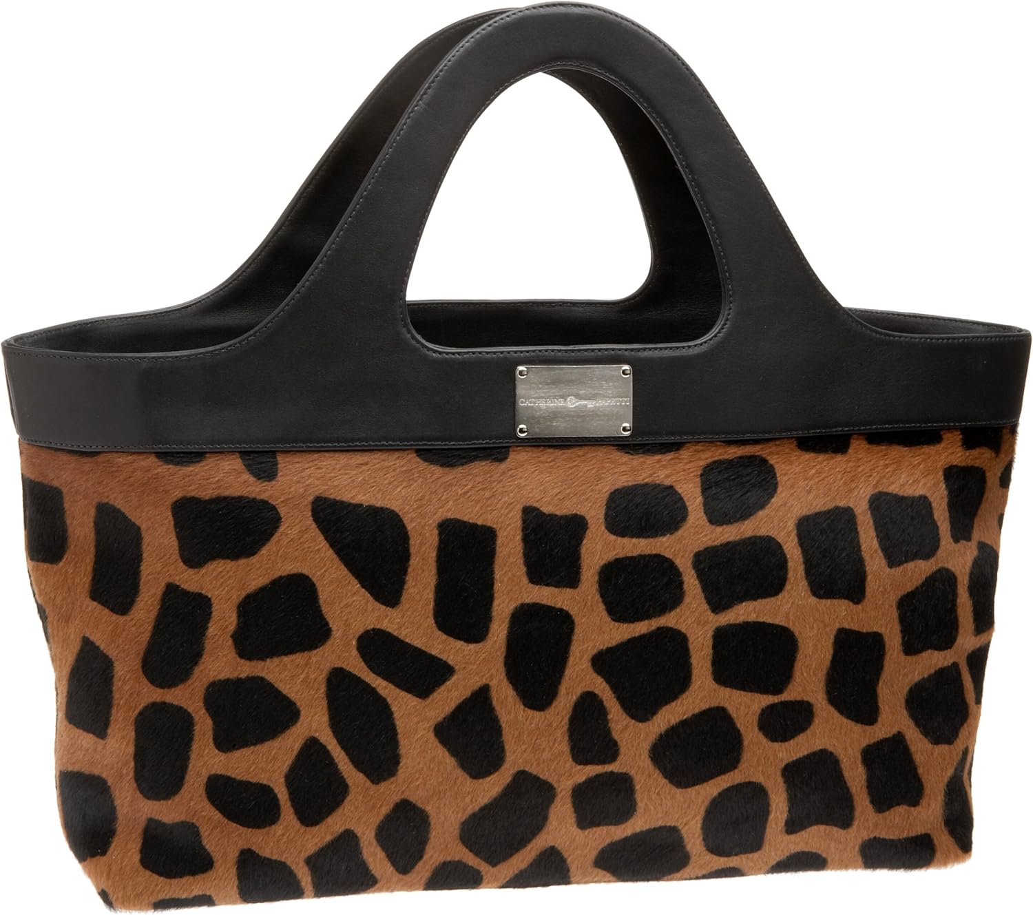 Amazon.com: Catherine Rapetti Margaret Tote Large, Giraffe Print ...