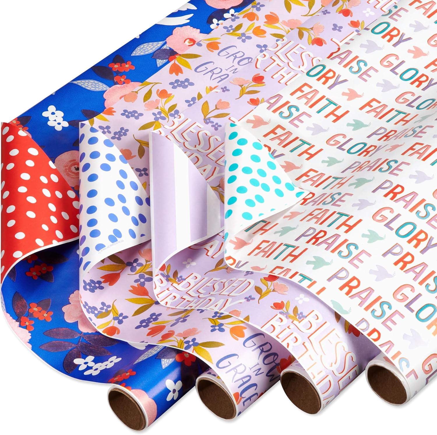 Amazon.com: American Greetings 160 sq. ft. Reversible Religious ...