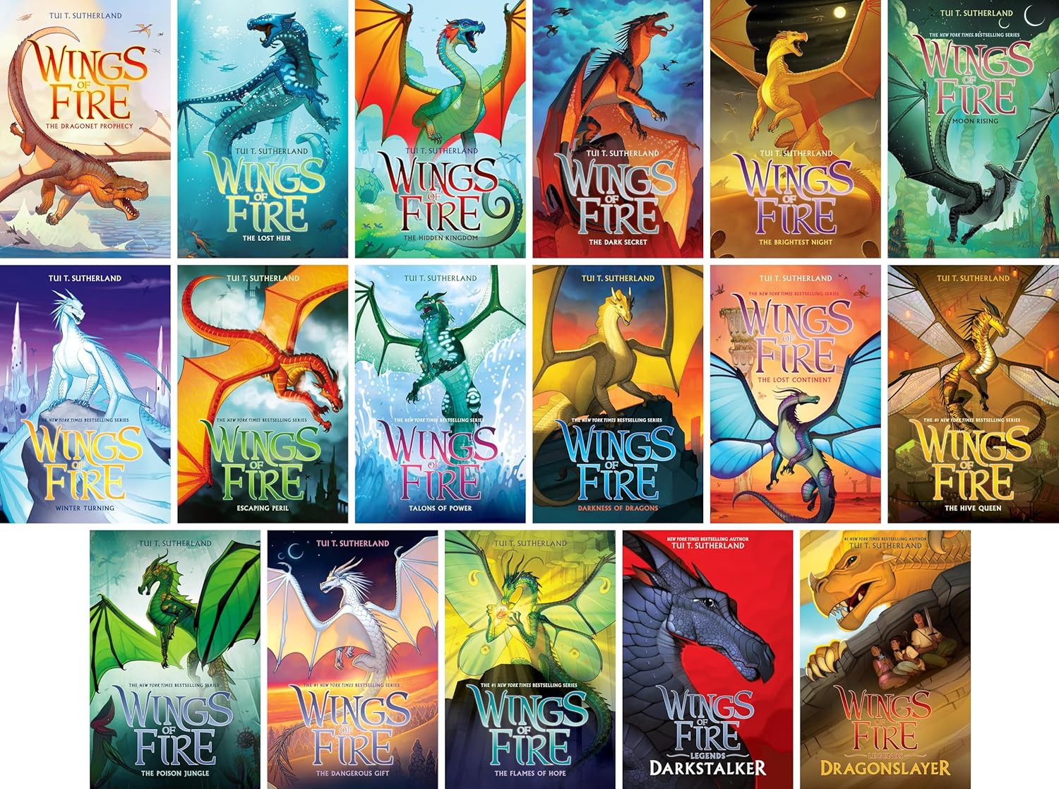 Wings of Fire Series Hardcover Complete Collection (17 Books Set): Tui ...