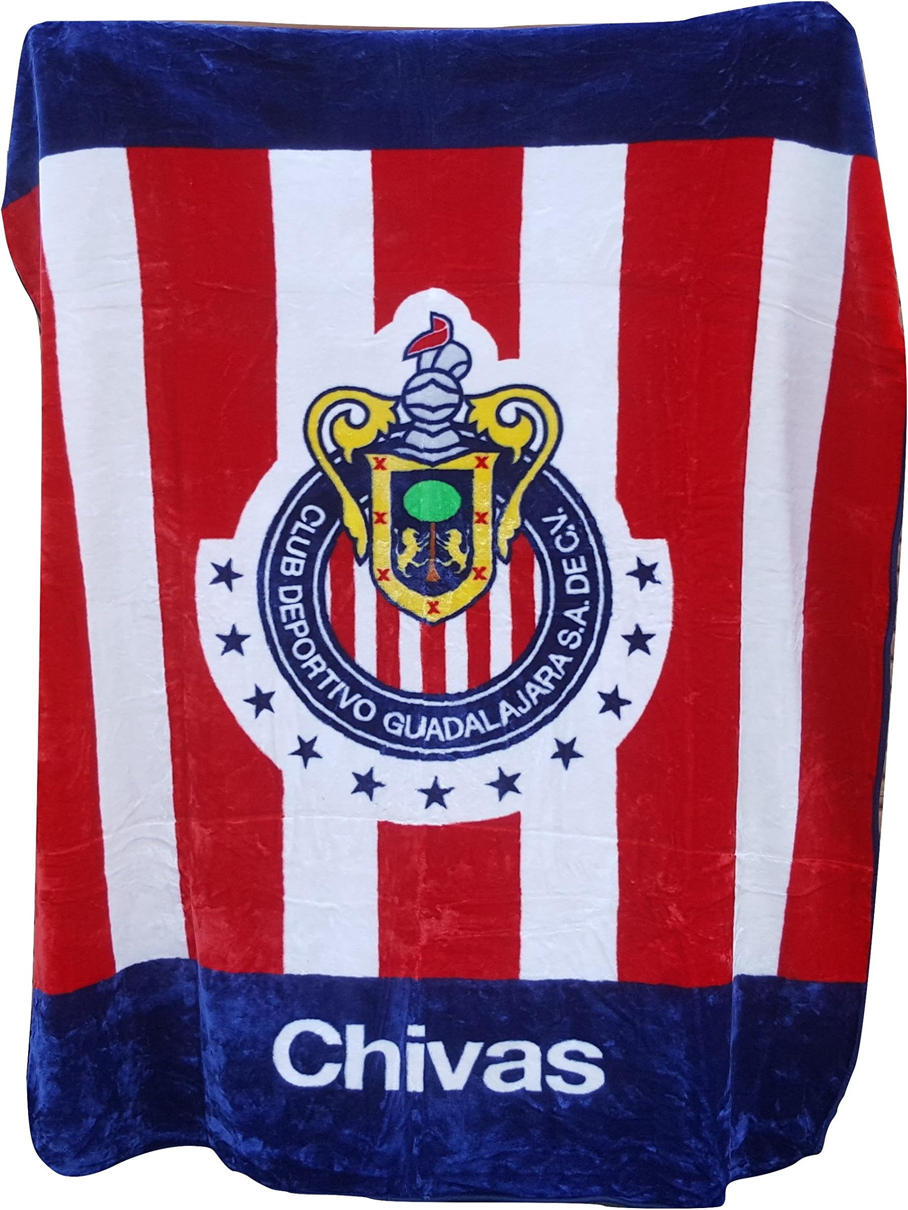 Amazon.com: Chivas Silk Touch Sherpa Lined Throw Blanket 50x60 : Home ...